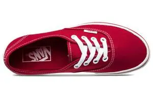 VANS Authentic Low Top Sneakers - Red