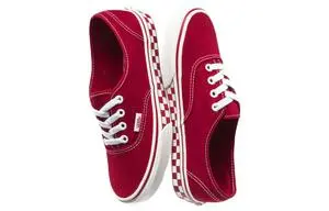 VANS Authentic Low Top Sneakers - Red