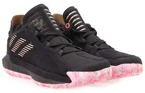 Adidas Dame 6 Gca "signal Pink" Basketball Sneakers - Black