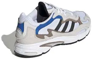 Adidas Temper Run "blue Trim" Sneakers - Ftwwht/cblack/ftwwht