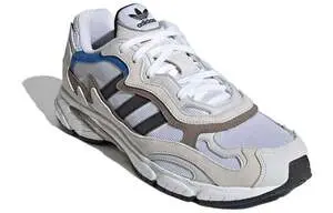 Adidas Temper Run "blue Trim" Sneakers - Ftwwht/cblack/ftwwht