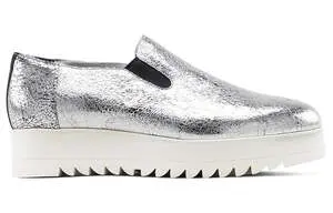 Onitsuka Tiger Slip-on Platform Sneakers - Silver