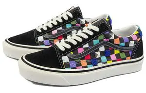 VANS Old Skool 36 Dx Checkerboard Embellished Sneakers - Black