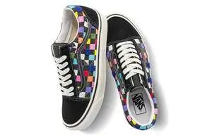 VANS Old Skool 36 Dx Checkerboard Embellished Sneakers - Black