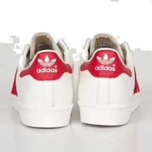 Adidas Originals Superstar 80s Deluxe Sneakers - White/red