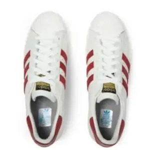 Adidas Originals Superstar 80s Deluxe Sneakers - White/red