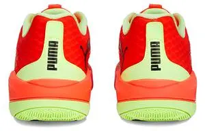 PUMA Eliminate Power Nitro 2 Racquet Blast Fast Yellow Athletic Shoes - Red