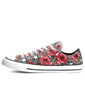 CONVERSE Chuck Taylor All Star Low 'allover Mix Logo Play' Sneakers - Black