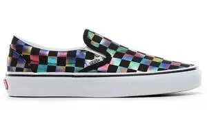 VANS Iridescent Checkerboard Slip-on Sneakers - Black