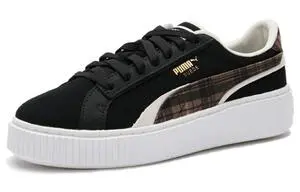PUMA Suede Platform Plaid Sneakers