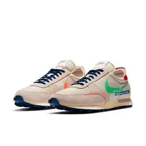 Nike Daybreak Type Se "label Maker Pack Oatmeal" Sneakers - Cream/yellow/red