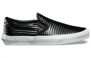 VANS Classic Slip-on Moto Leather Sneakers