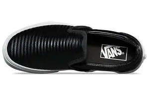 VANS Classic Slip-on Moto Leather Sneakers