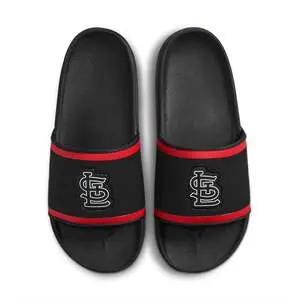 Nike Mlb X Offcourt Slide 'st. Louis Cardinals - Black/sport Red/white