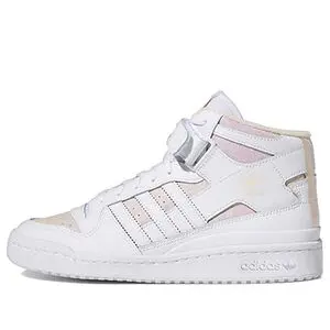 Adidas Forum Mid Sneakers - White/pink