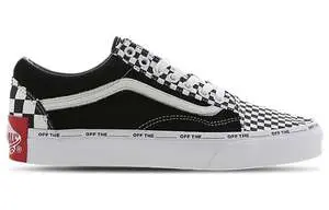 VANS Old Skool Checkerboard Sneakers - Black