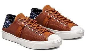 CONVERSE Jack Purcell Vintage Crush Low Top Sneakers - Red