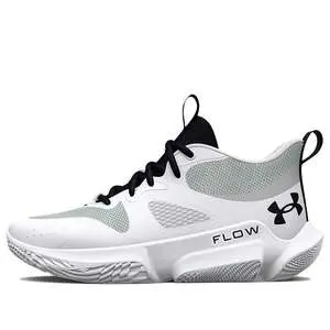 Under Armour Flow Breakthru 3 Basketball Shoes - White/black