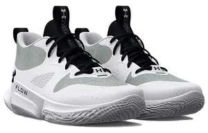 Under Armour Flow Breakthru 3 Basketball Shoes - White/black