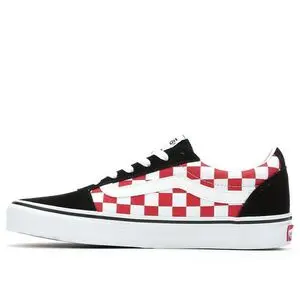 VANS Vans Ward Checkerboard Low Top Sneakers Red/white