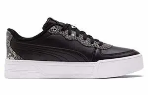 PUMA Skye Untamed Snakeskin Low Top Sneakers