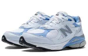 NEW BALANCE 990v3 Made In Usa - White/blue/gray