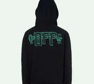 Off-White Universal Key Embroidery Hooded Sweater