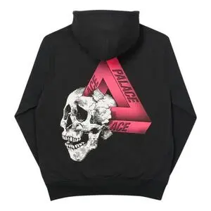 PALACE Skeleton Loose Hoodie - Black