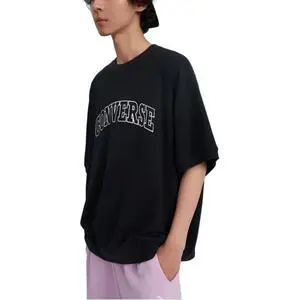 CONVERSE Retro Chuck Crew T-shirt Asia Sizing - Black