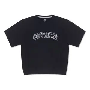 CONVERSE Retro Chuck Crew T-shirt Asia Sizing - Black