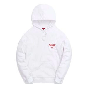 Kith X Coca-cola Ribbon Logo Hoodie - White