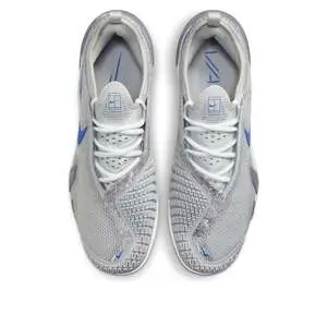 Nike Court React Vapor Nxt Clay Sneakers - Silver/blue/green