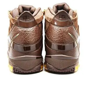 Nike Zoom Lebron 3 'birthday Edition' High Top Sneakers - Brown/gold