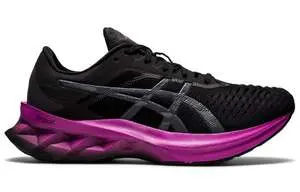 Asics Novablast Running Shoes - Black/purple