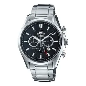 Casio Edifice Stainless Steel Quartz Chronograph Watch - Black