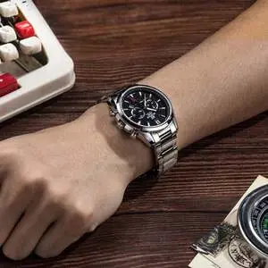Casio Edifice Stainless Steel Quartz Chronograph Watch