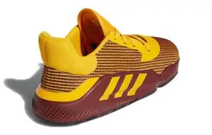Adidas Pro Bounce 2019 Low Athletic Sneakers - Red/yellow