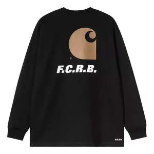 Carhartt Work In Progress X F.c.real Bristol Pocket L/s T-shirt - Black
