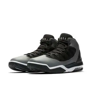 JORDAN Air Max Aura High Top Sneakers - Grey/black