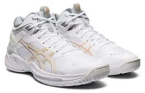 Asics Gel Burst 24 Wide Athletic Sneakers - White/gold
