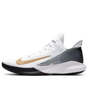 Nike Precision 4 "white Metallic Gold - White/black/gold