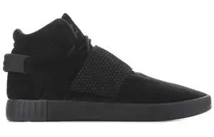 Adidas Tubular Invader Strap Sneakers - Black