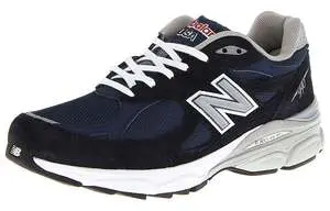 NEW BALANCE 990v3 Made In Usa Sneakers - Black/navy Blue