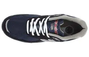NEW BALANCE 990v3 Made In Usa Sneakers - Black/navy Blue