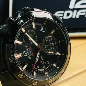 Casio Edifice Quartz Chronograph Watch With Sapphire Crystal