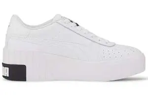 PUMA Cali Wedge Sneakers - White/black
