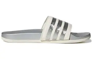 Adidas Adilette Comfort Slide - White/matte Silver