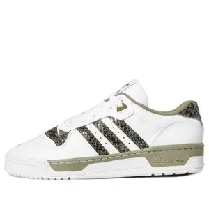 Adidas Rivalry Low "white Snakeskin" Sneakers