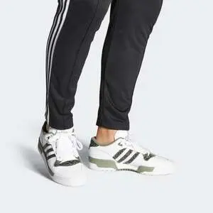 Adidas Rivalry Low "white Snakeskin" Sneakers
