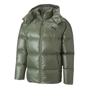 PUMA Volume Down Jacket - Green/black
